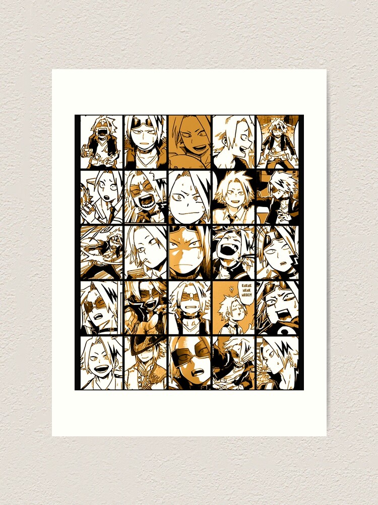 "BNHA Kaminari Denki collage Classic" Art Print for Sale by ...