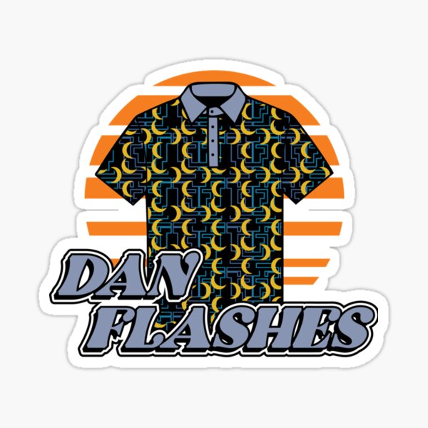 "Dan Flashes (3)" Sticker by Pinumidesign | Redbubble