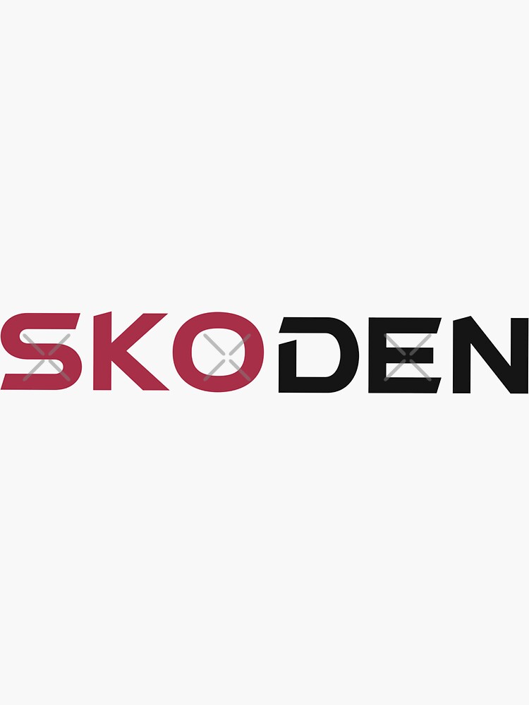 "SKODEN" Sticker for Sale by NativeDesign21 | Redbubble