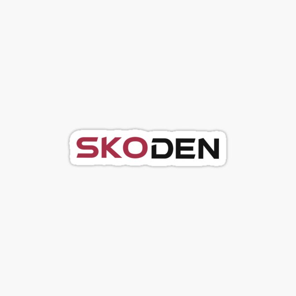 "SKODEN" Sticker for Sale by NativeDesign21 | Redbubble