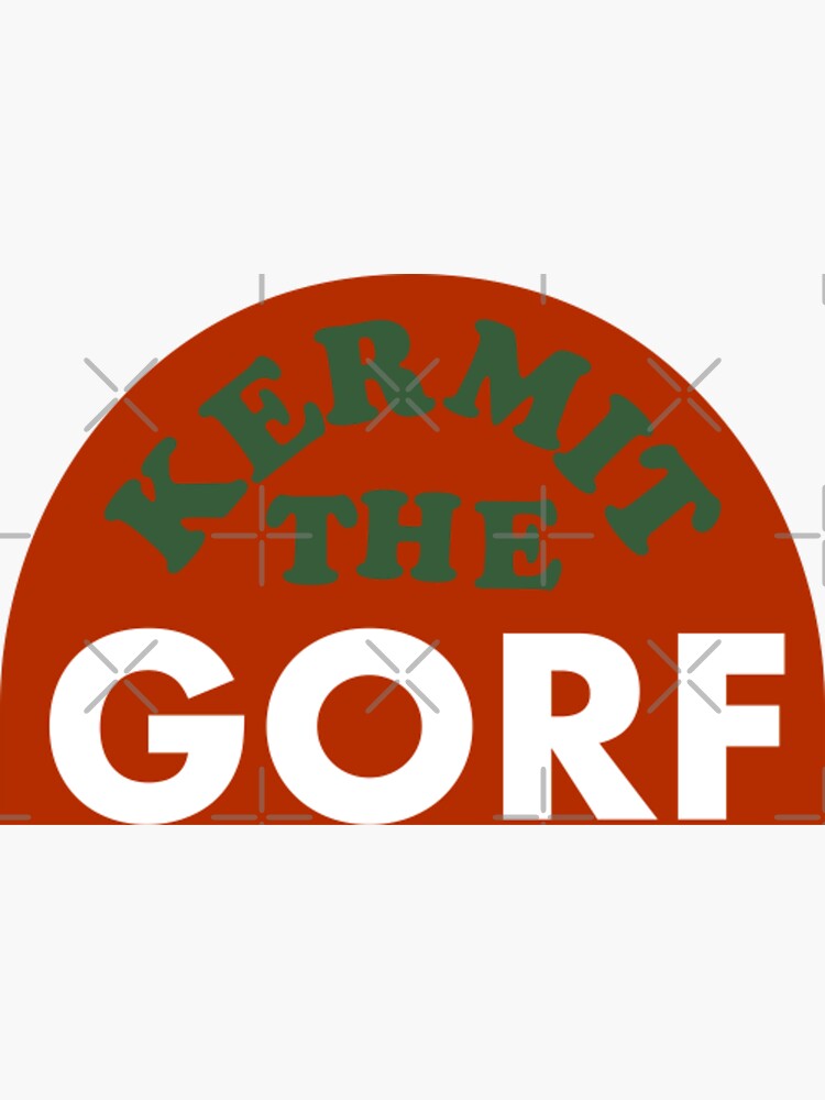 "Kermit the Gorf" Sticker by NathanWilso | Redbubble