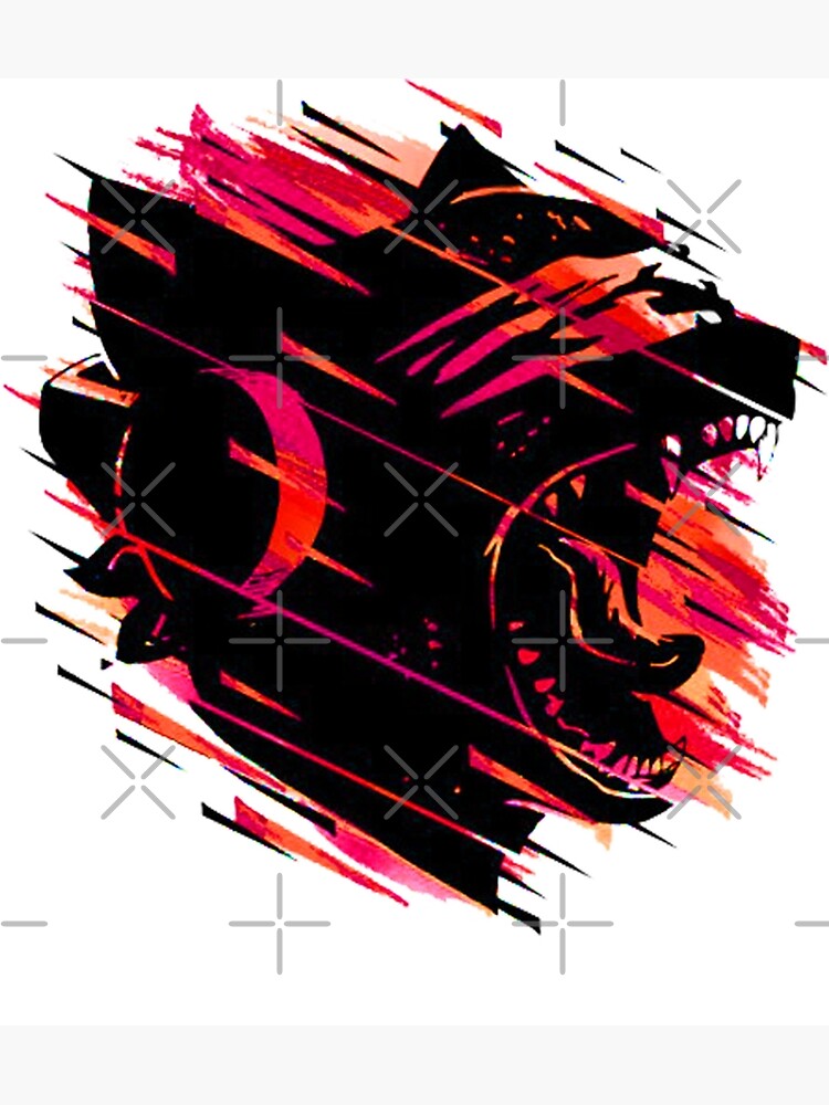 "Monstercat Red Mix! Sticker" Poster for Sale by BustaMartina | Redbubble