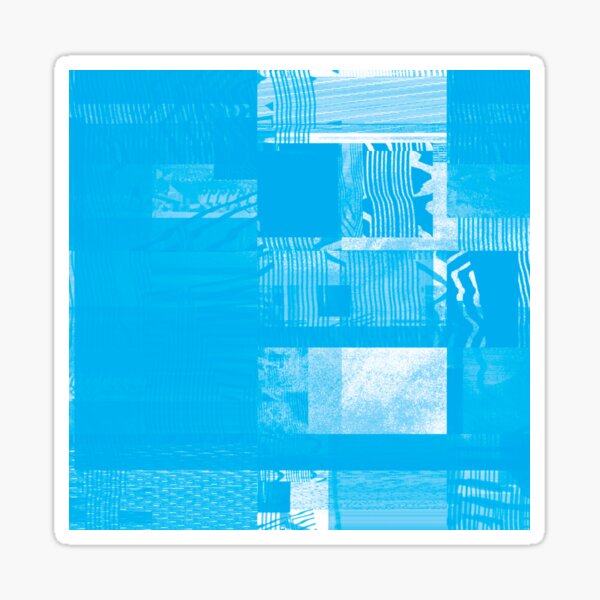"monochromatic glitch " Sticker for Sale by yasminablossom | Redbubble