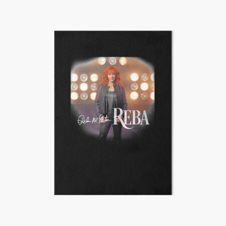"Reba 90s Vintage With Signature " Art Board Print for Sale by ...