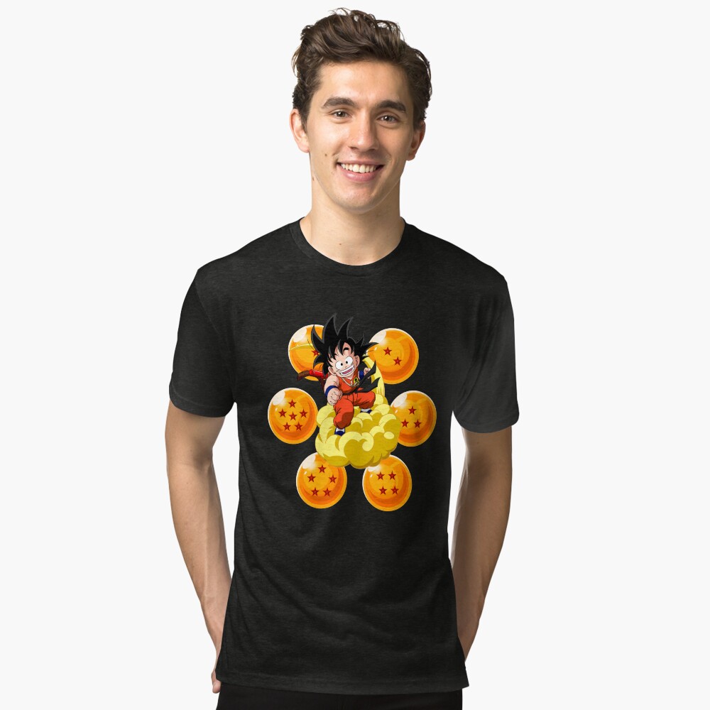 "Cute Kid Goku Flying Cloud Dragon Ball Super" Sticker for Sale by ...