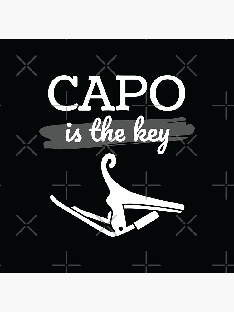"Capo is the Key Capo Dark Theme" Sticker for Sale by nightsworthy ...