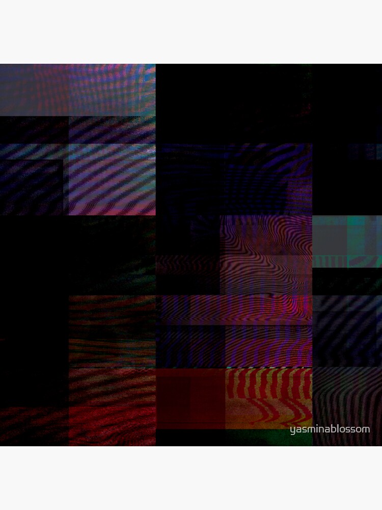 "glitch tile" Sticker by yasminablossom | Redbubble