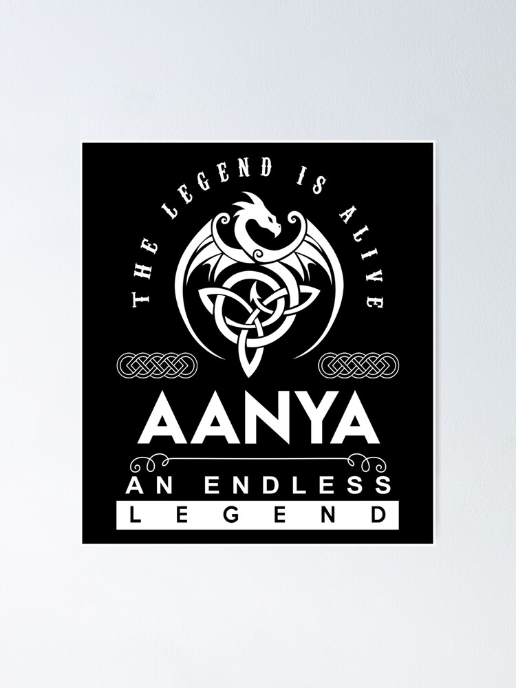 Aanya Logo Aanya Name T Shirt Aanya Things Name 2 Gift Item Tee"