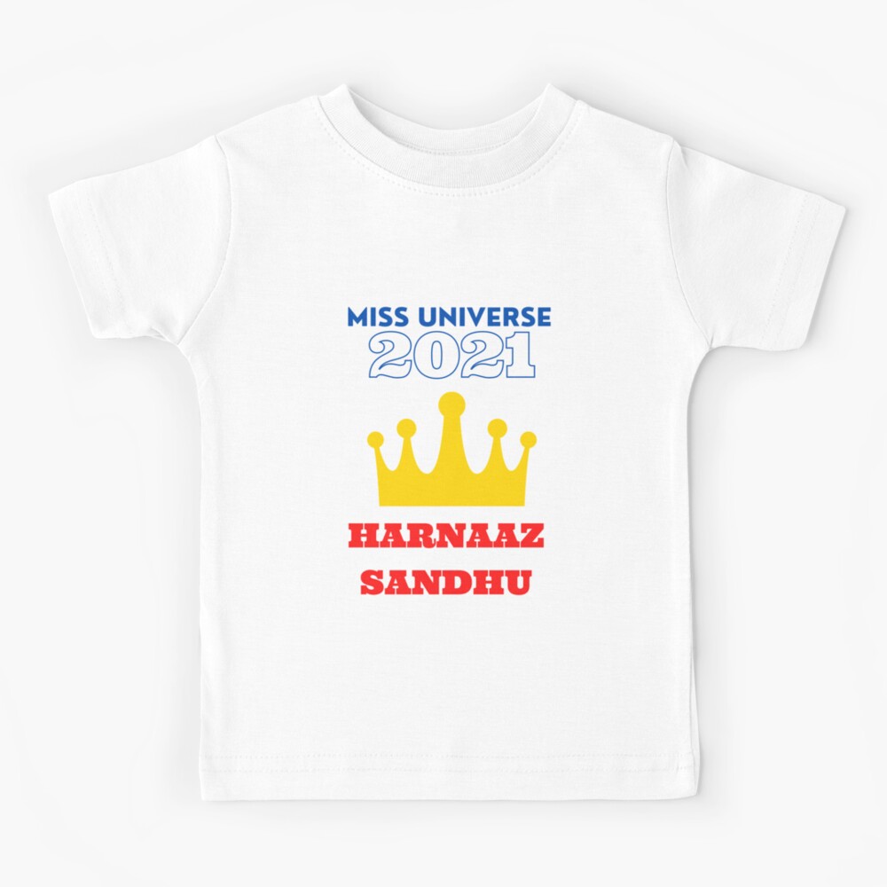 "MISS UNIVERSE 2021---Harnaaz Sandhu" Kids T-Shirt for Sale by Numero19 ...