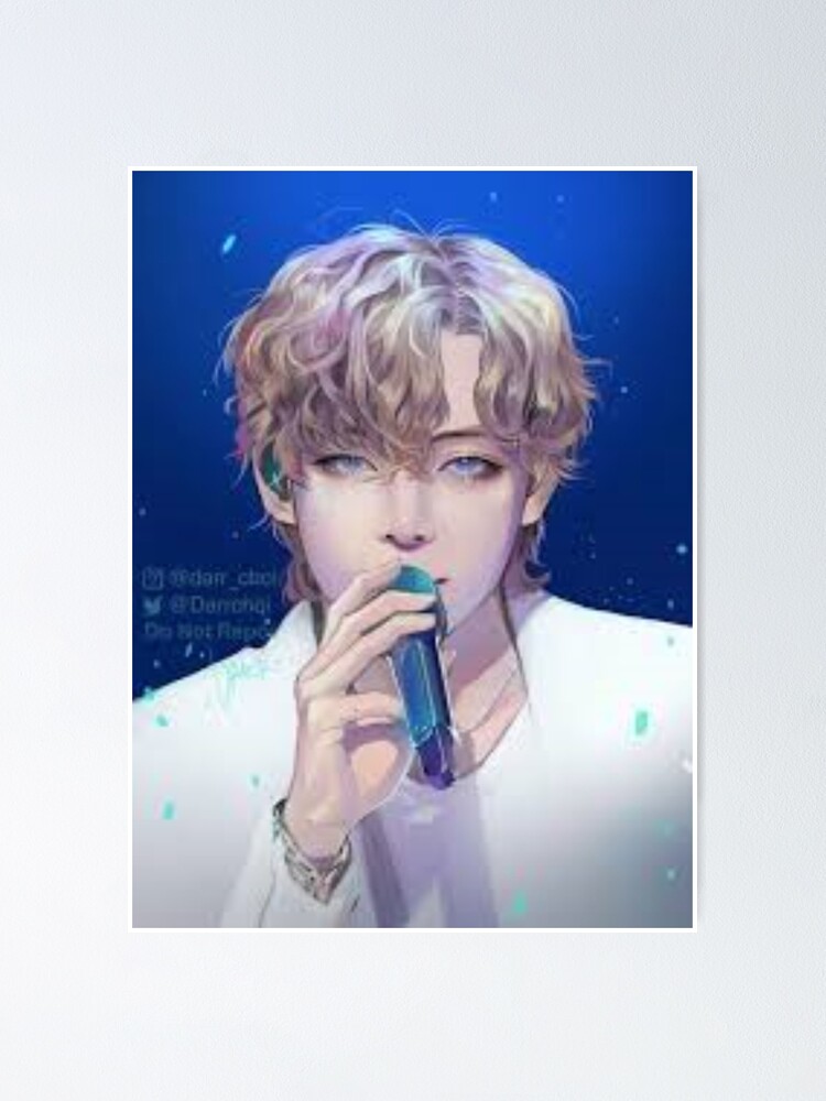 Kim Tae Hyung Army Poster For Sale By Urvashiii06 Redbubble