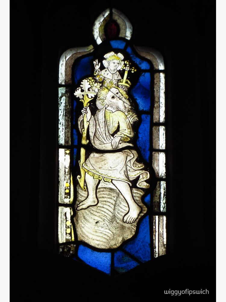 "St Christopher" Sticker by wiggyofipswich | Redbubble