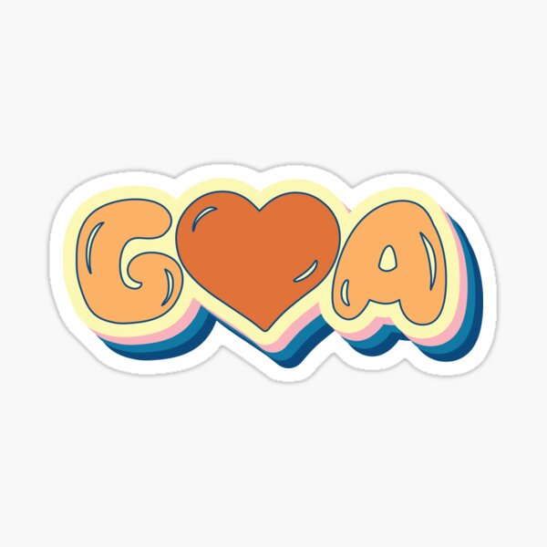 "Love Goa | Beach Vacation | Goa Beach" Sticker for Sale by ...