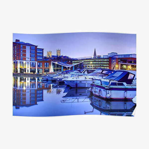 "Daybreak At Lincoln Pool" Poster by Alisonchambers2 | Redbubble