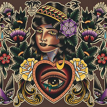 "Eye locket Gypsy watercolor sheet" Classic T-Shirt for Sale by Aloha ...