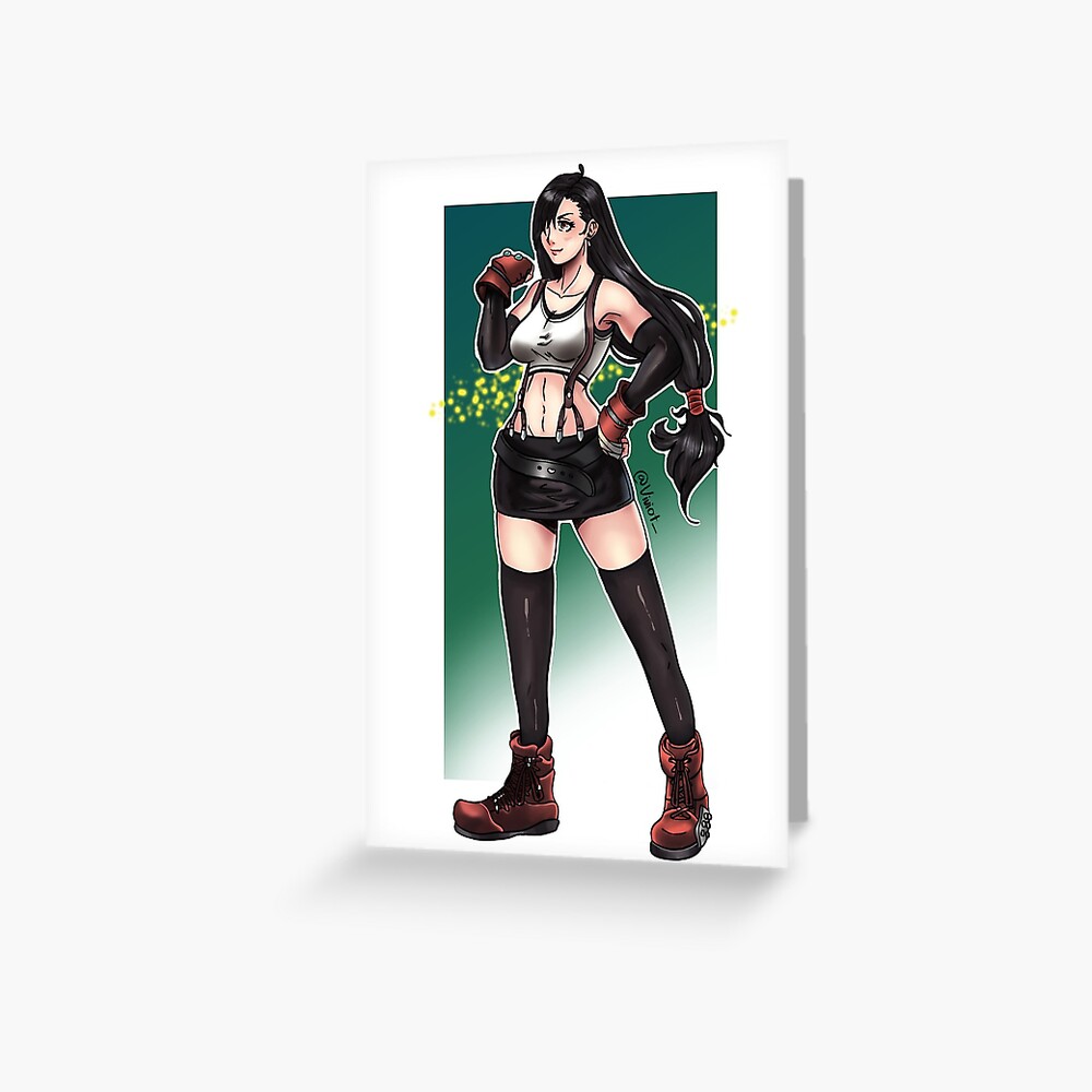 "Tifa" Greeting Card for Sale by cheesemcham | Redbubble