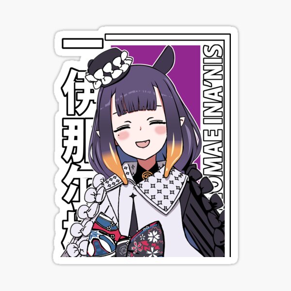 "Ina with Jacket Hololive EN" Sticker for Sale by UDTee | Redbubble