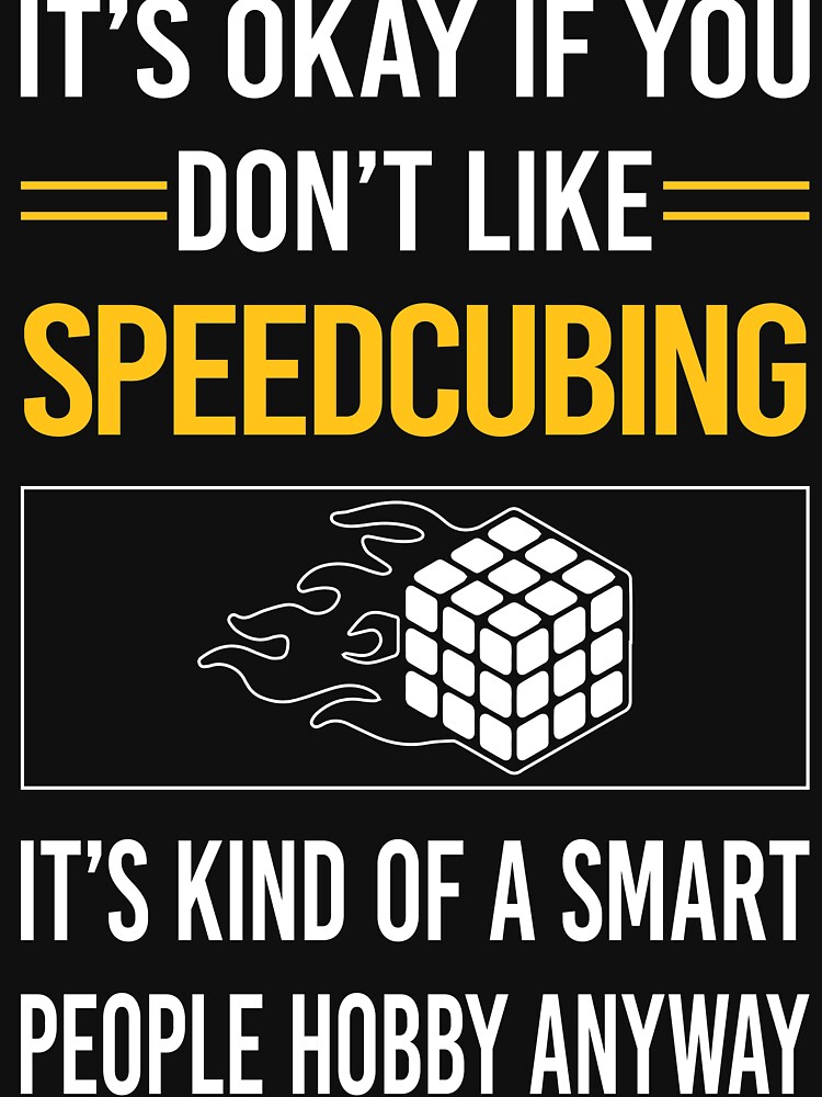 "Funny Smart People Speedcubing Speedcube Speedcuber Speed Cubing ...