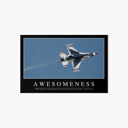 "STK107232M-Awesomeness: Inspirational Quote and Motivational Poster ...