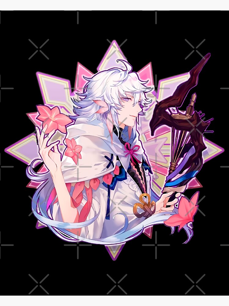 "Fate grand order - Merlin Mage of Flowers" Poster by xEMIYA | Redbubble