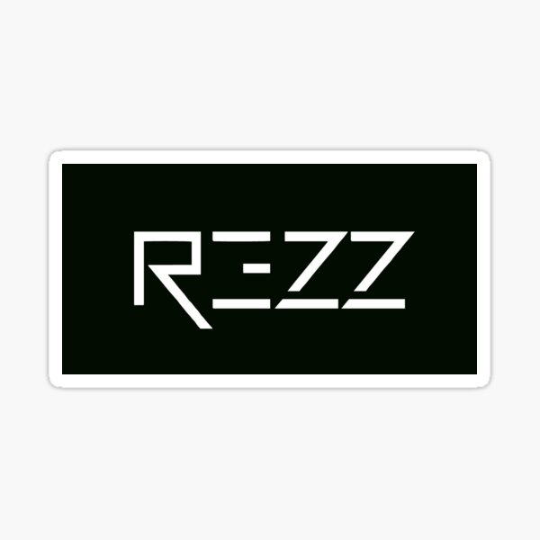 "REZZ LOGO" Sticker for Sale by ynunnerye9 | Redbubble