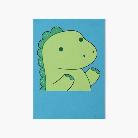 "Pickle The Dinosaur Moriah Elizabeth " Art Board Print by Emtizeez ...