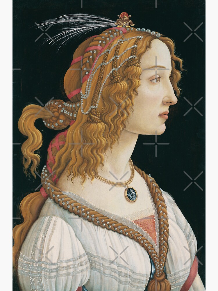 "Idealized Portrait of a Lady (Portrait of Simonetta Vespucci as Nymph ...