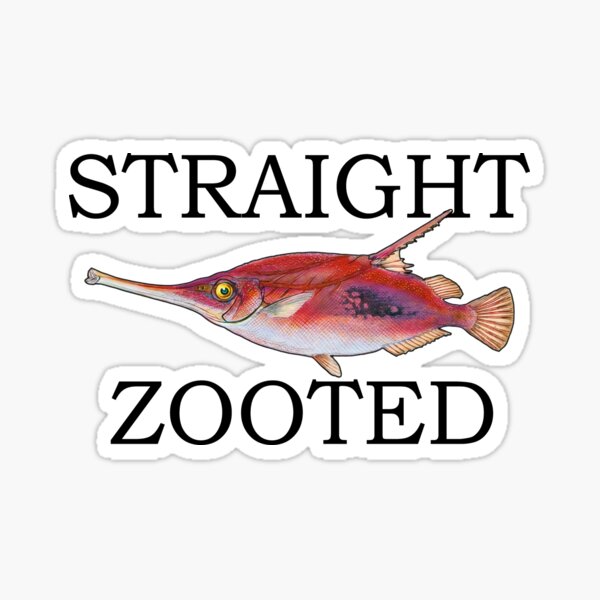 Sticker « Straight, Zooted, Absolument, Torqued, Poisson, Classique ...