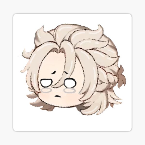 "Albedo — Genshin Impact — Chibi-Brille Emoji" Sticker von ...