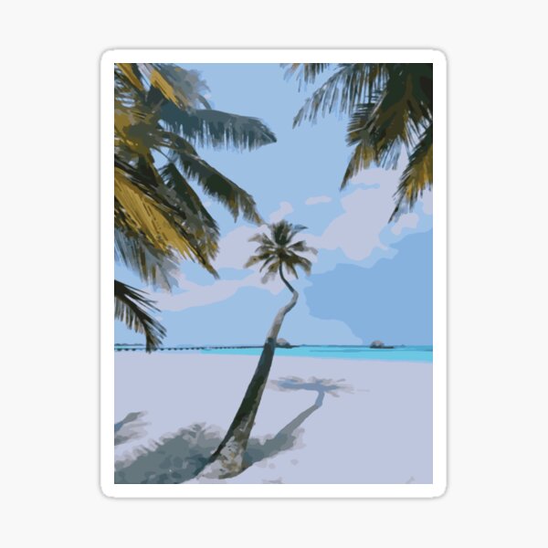 "Maldives" Sticker for Sale by Udeety | Redbubble