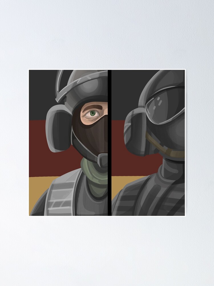 "Jager and Bandit - Rainbow Six Siege" Poster for Sale by ItsSpongo ...