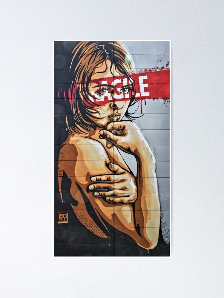"fragile" Poster for Sale by ART-ACADEMY | Redbubble