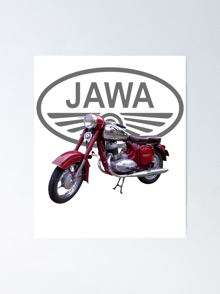 "Russian motorcycle JAWA" Poster for Sale by JS-space | Redbubble