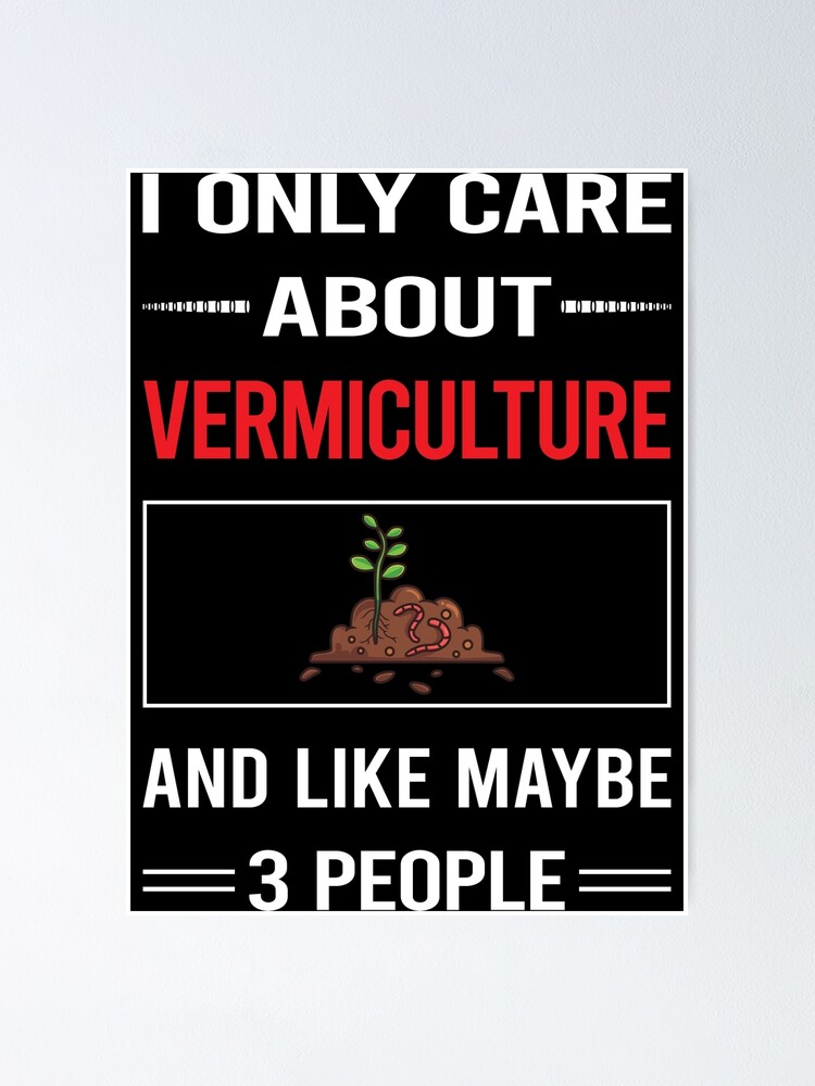 "Funny 3 People Vermiculture Worm Farming Farmer Vermicompost ...