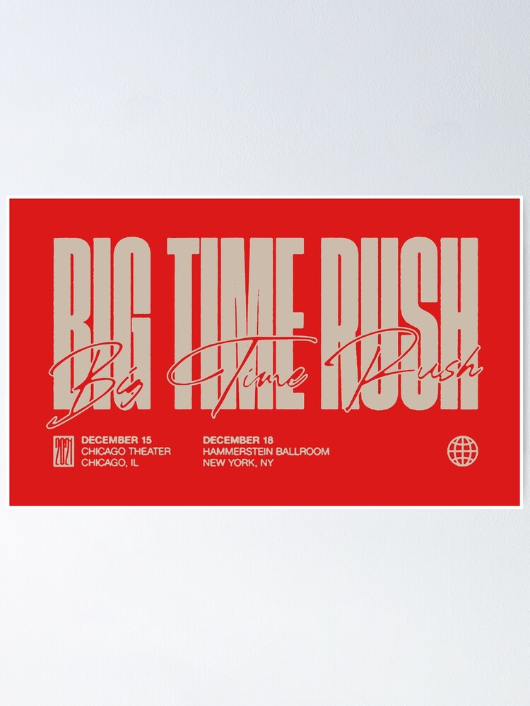 " BTR Big time Rush BTR 2021" Poster by faldiazoco | Redbubble