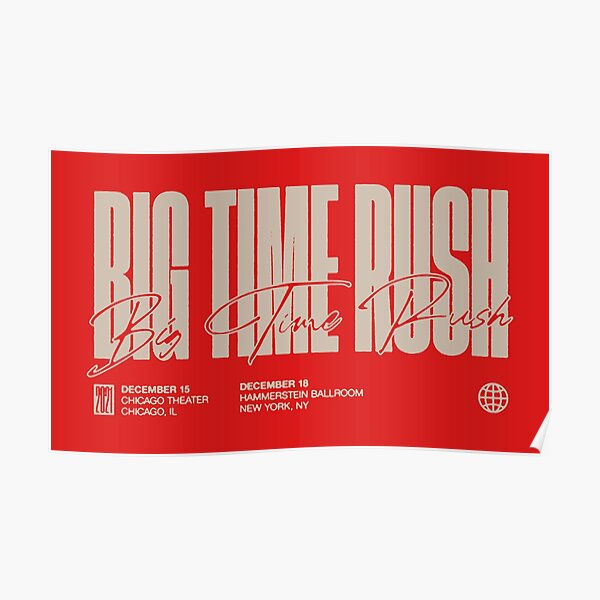 " BTR Big time Rush BTR 2021" Poster by faldiazoco | Redbubble