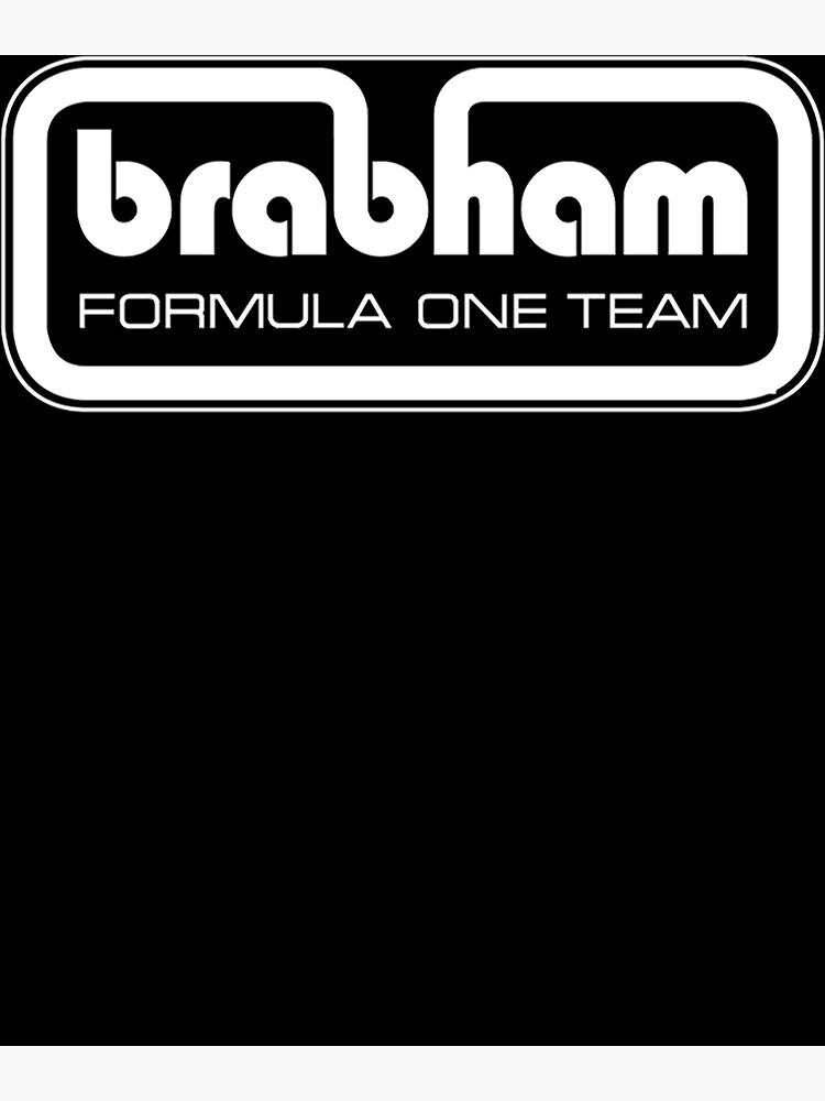 Póster «Logotipo del equipo de Fórmula Uno Brabham 19734 - estampado en ...