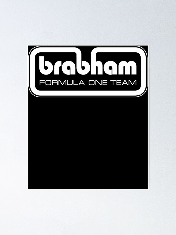 Póster «Logotipo del equipo de Fórmula Uno Brabham 19734 - estampado en ...