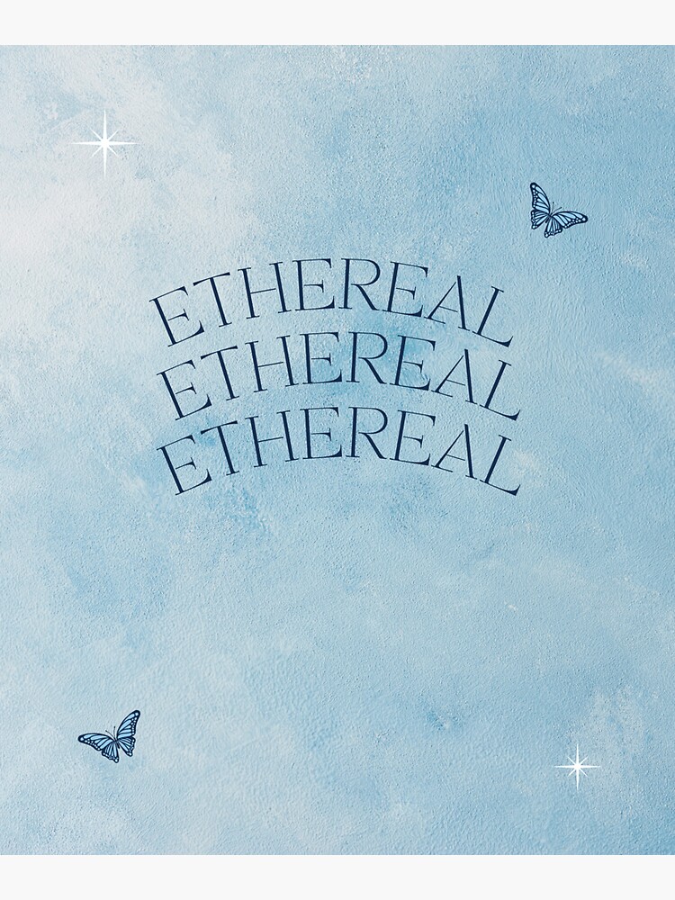 "Ethereal meaning definition classic" Sticker for Sale by potits-work ...
