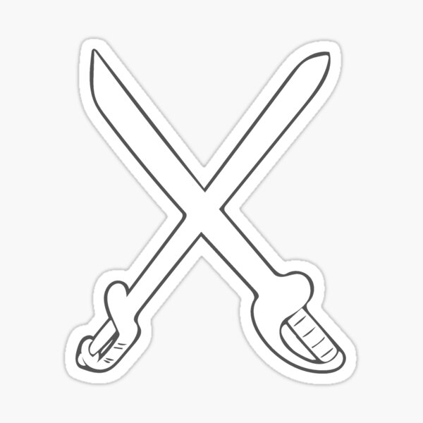 "Swords match" Sticker by syedqasim | Redbubble