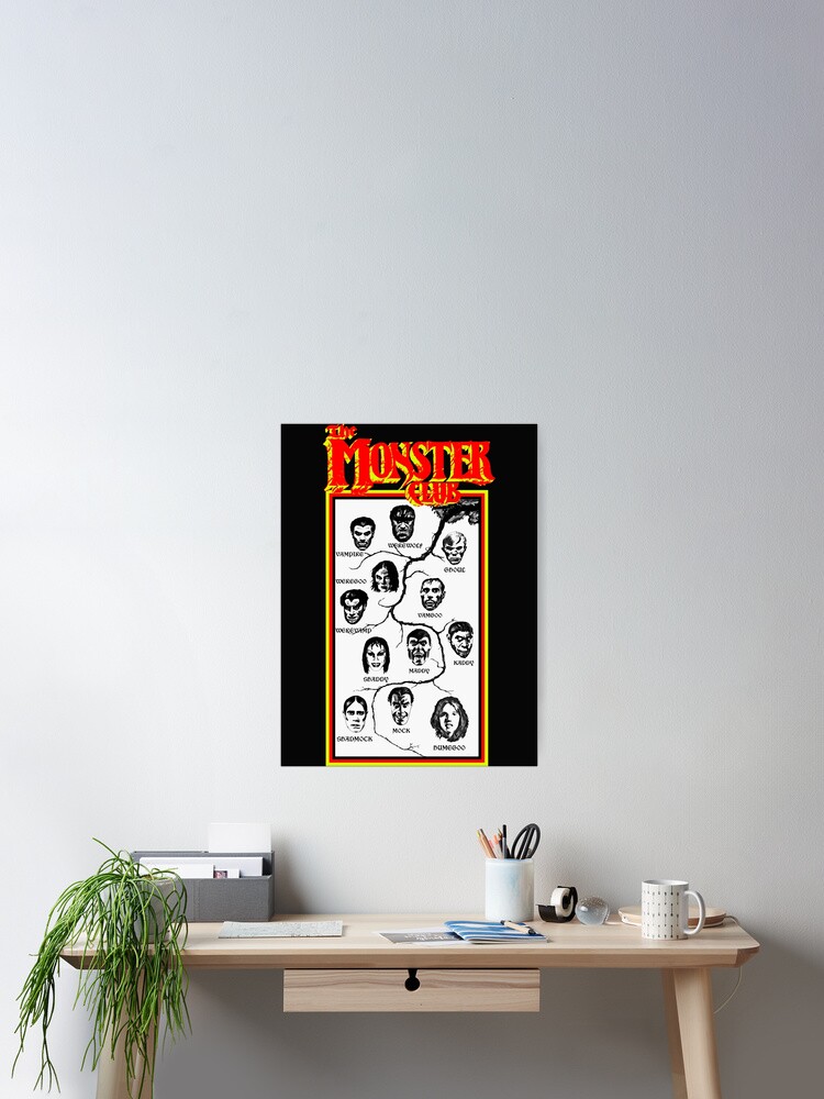 "The Monster Club Classic" Poster for Sale by Matthewber | Redbubble