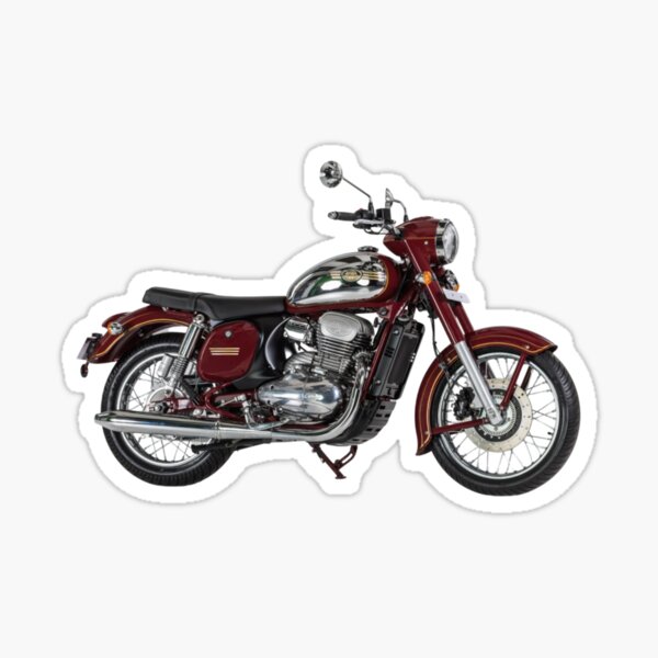 "Motorcycle JAWA " Sticker for Sale by JS-space | Redbubble