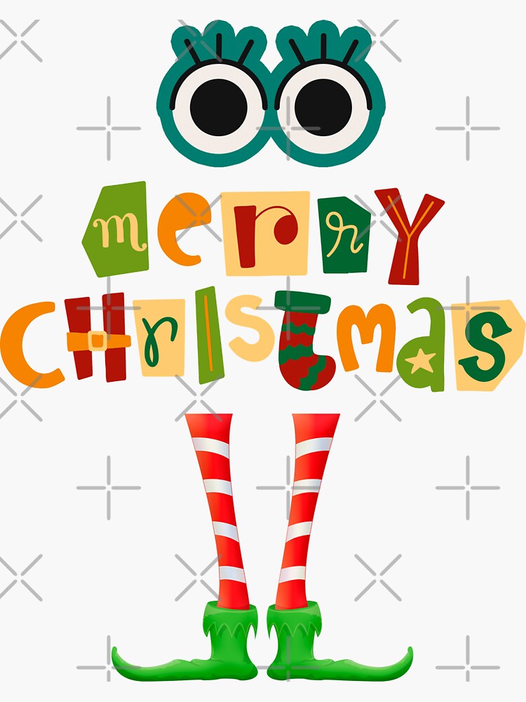 " I am an elf" Sticker for Sale by Denavidad | Redbubble