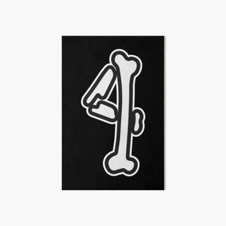 "Bones Number 4 Retro Tattoo" Art Board Print by famnfriend | Redbubble