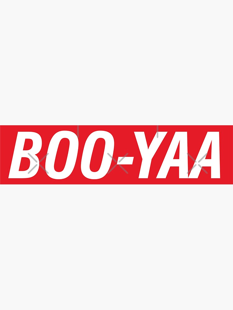 "Boo Yaa Tribe, Old School Hip Hop, 90s Rap" Sticker by ikidyounot ...