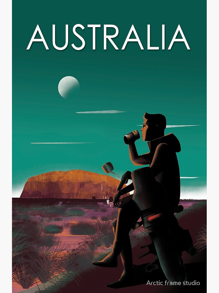 "Australia vintage travel poster" Poster for Sale by Caravanstudio ...