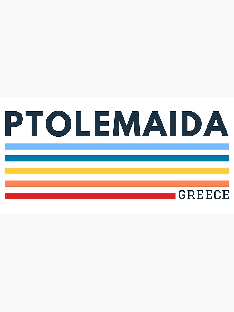 "Ptolemaida Greece" Poster for Sale by europelines | Redbubble
