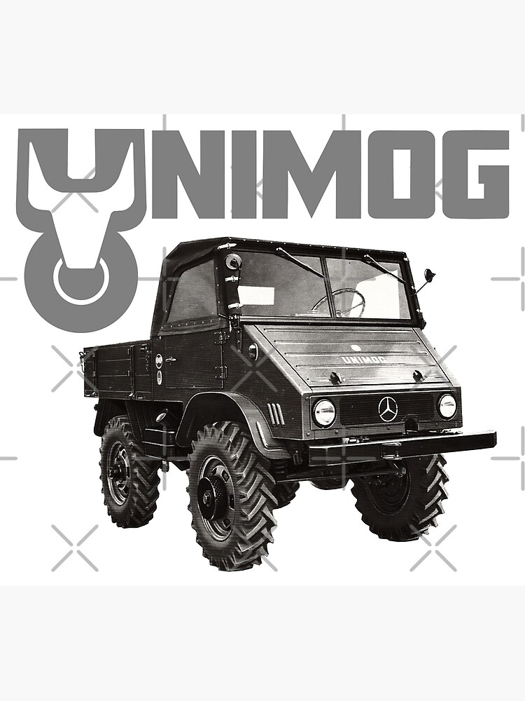 "UNIMOG oldschool" Poster by Groenendijk | Redbubble
