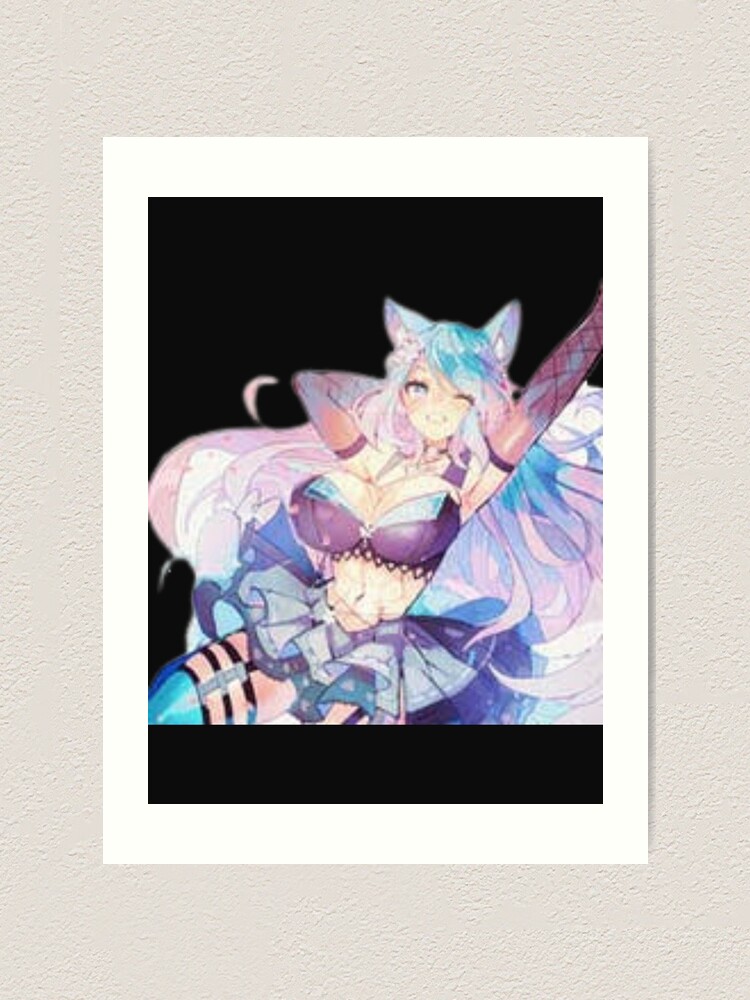 "Silvervale Vshojo vtuber Sticker Copy" Art Print by MichaelFuckerer ...
