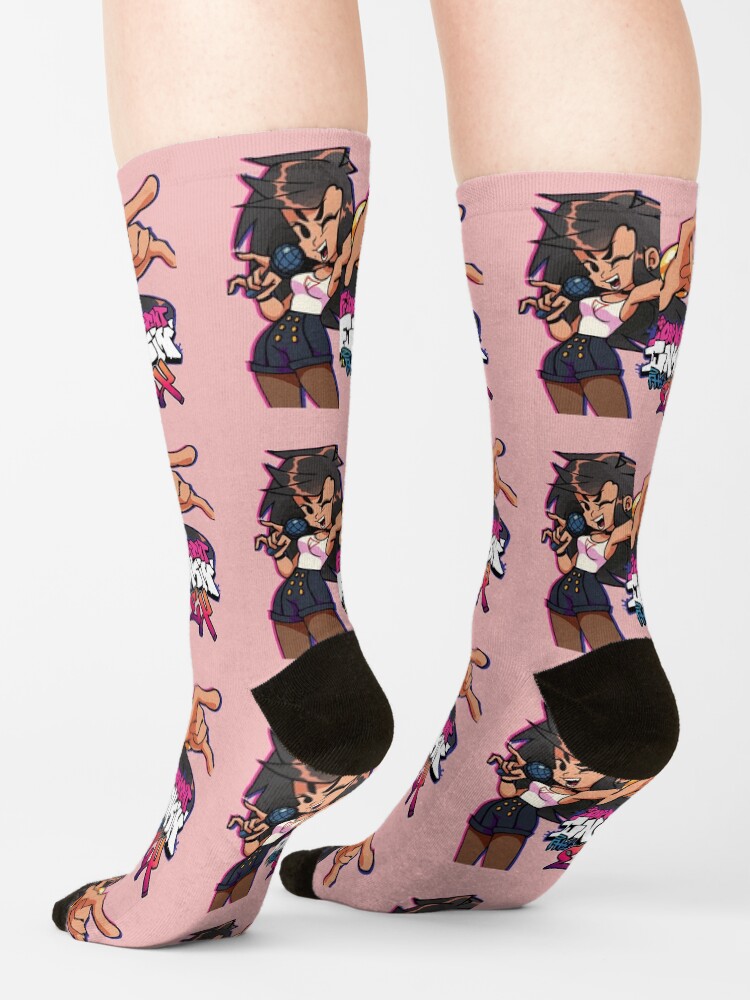 "FNF friday night funkin fnf ex mod ayana -mod ex" Socks for Sale by AZEM-ST | Redbubble