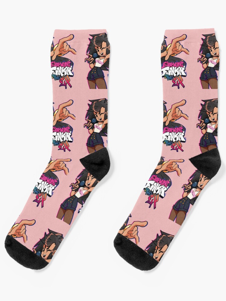 "FNF friday night funkin fnf ex mod ayana -mod ex" Socks for Sale by ...